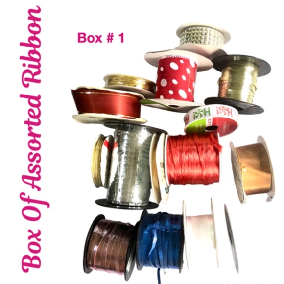Various | Holiday | Box Of Assorted Ribbon | Poshmark